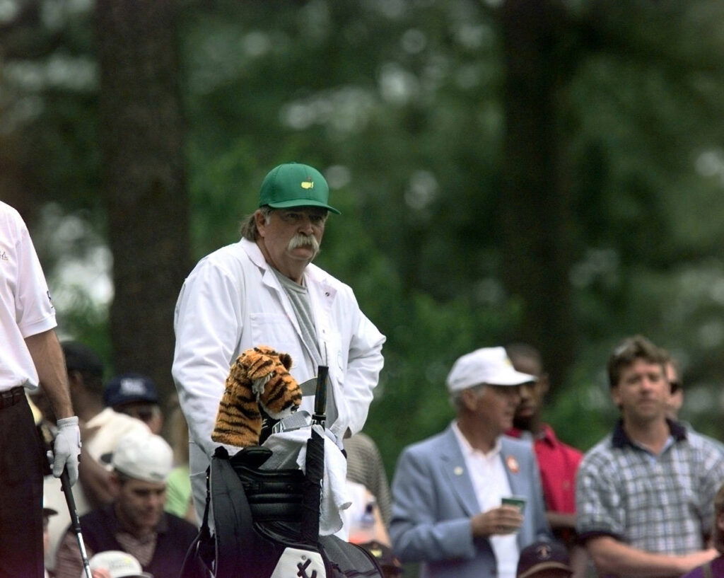 A Look at Tiger Woods’s Major Caddies and the Wins They Helped Him ...